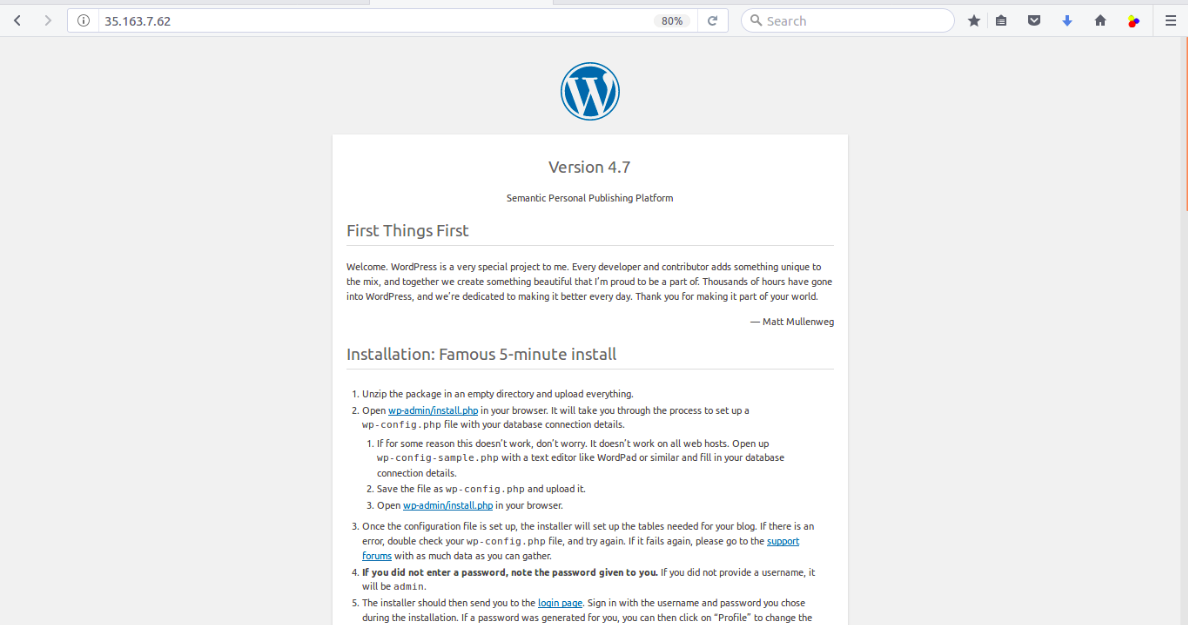 Using Tasksel to install LAMP server and setup wordPress - Felipe A. Moreno’s Site